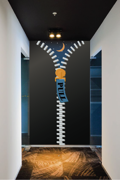UnZipped Wall Mural – Elephants on the Wall