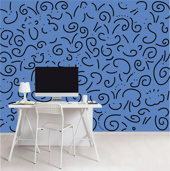 Squiggles 'n Smiles Paint-by-Number Mural – Elephants on the Wall